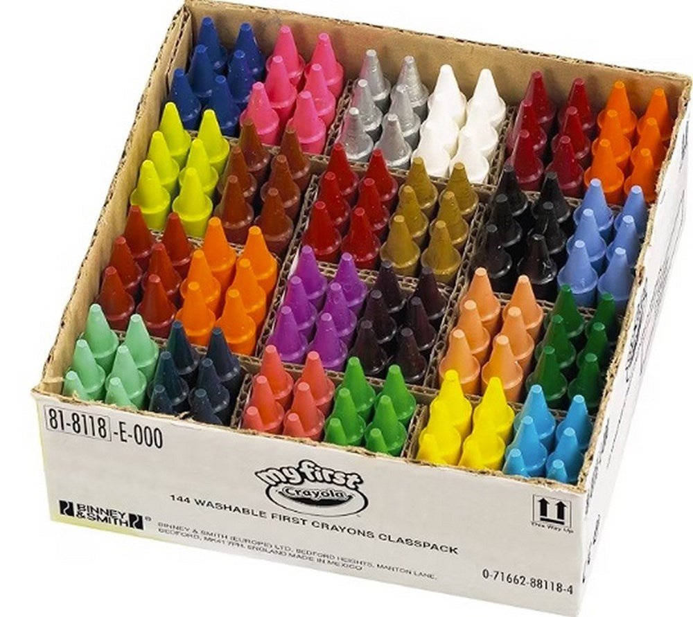 Crayola Jumbo Crayons Class Pack Of 144 – ABC School Supplies