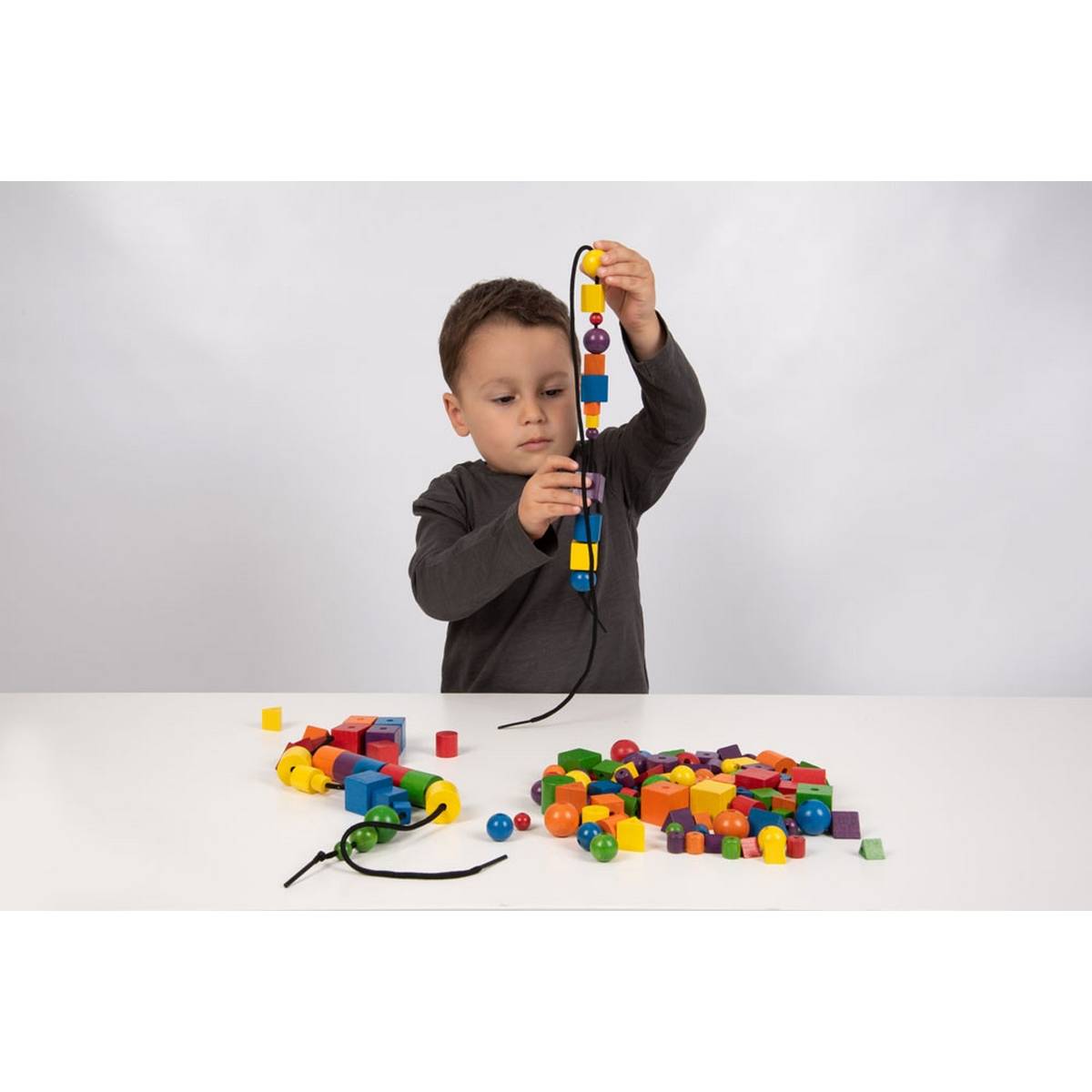 WOODEN ATTRIBUTE BEADS – ABC School Supplies