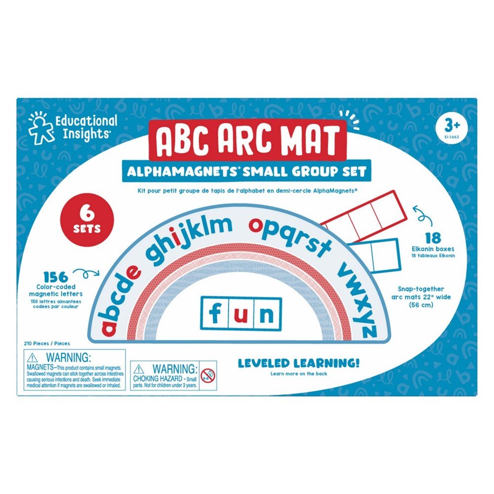 Learning Resources Abc Arc Mat Alphamagnets® Small Group Set – ABC ...