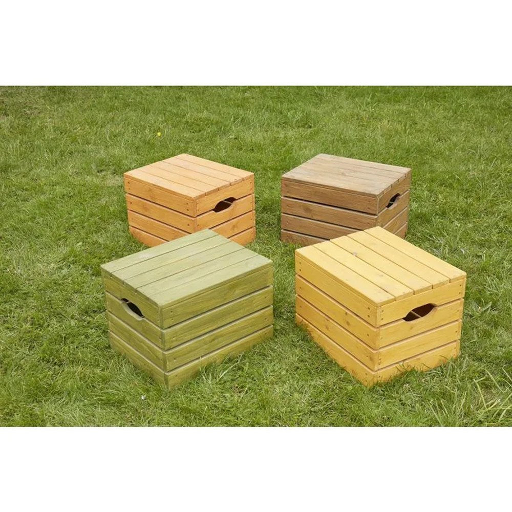 Cosy Large Coloured Crates Storage/Seats Set Of 4 – ABC School Supplies