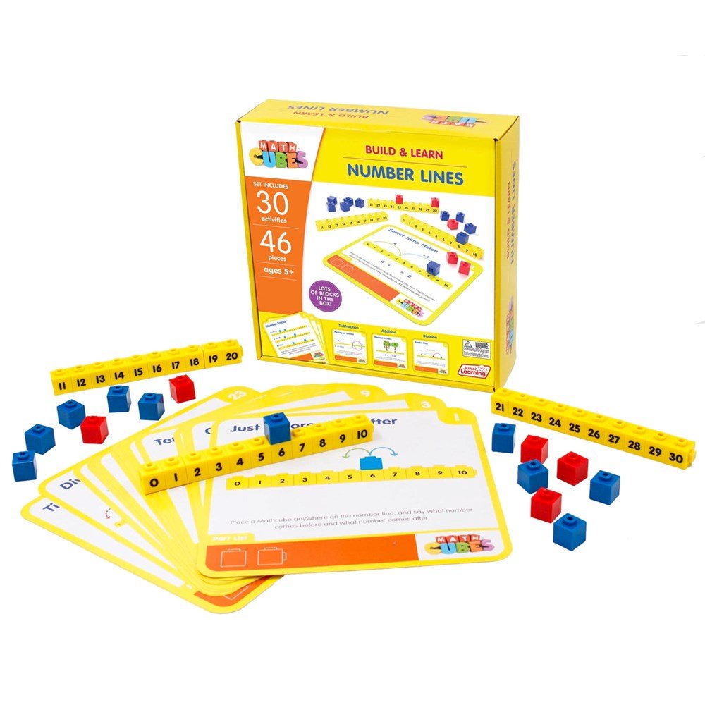 Junior Learning Mathcubes - Number Lines – ABC School Supplies