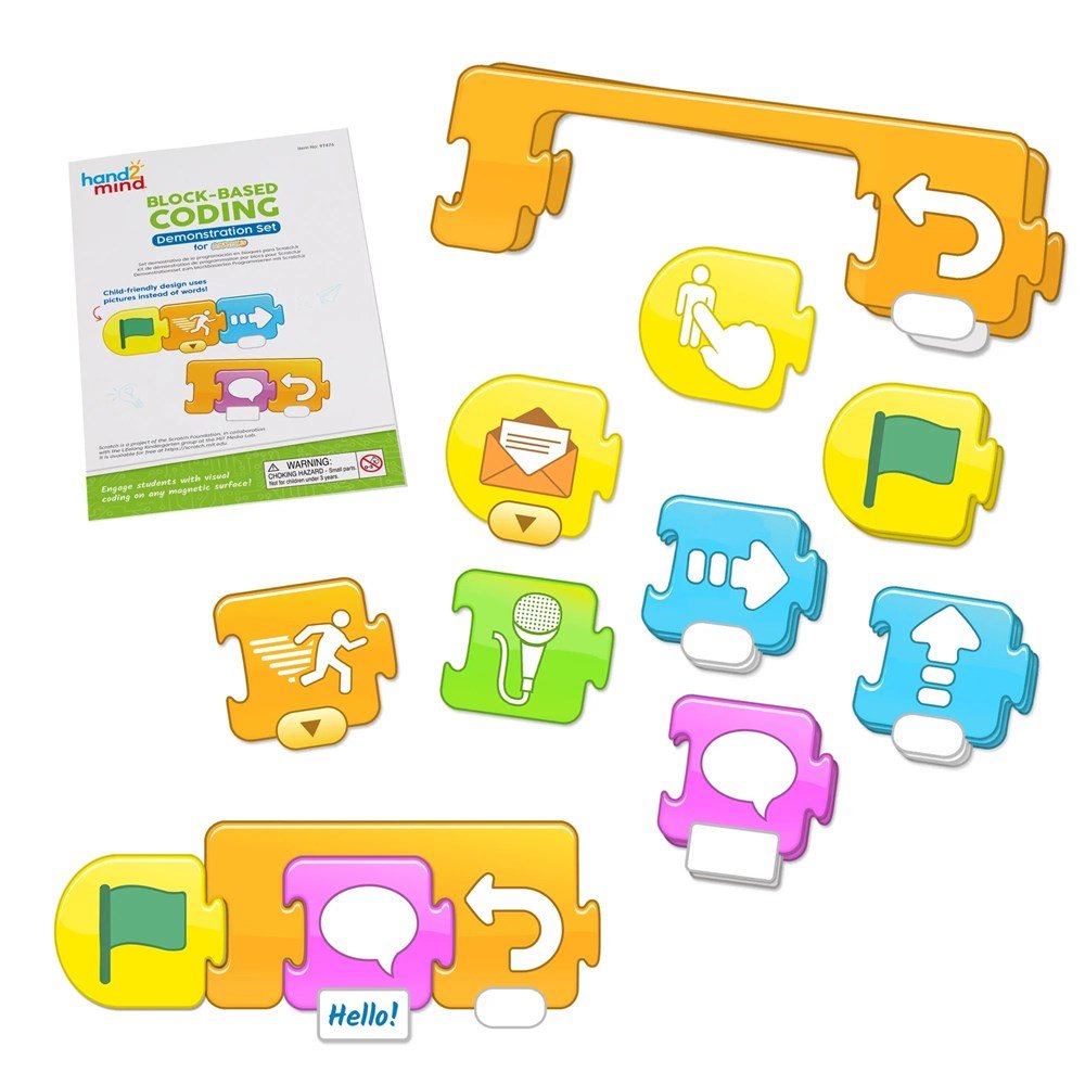 Learning Resources Scratch Jr Cards Magnetic Demonstration Set – ABC ...